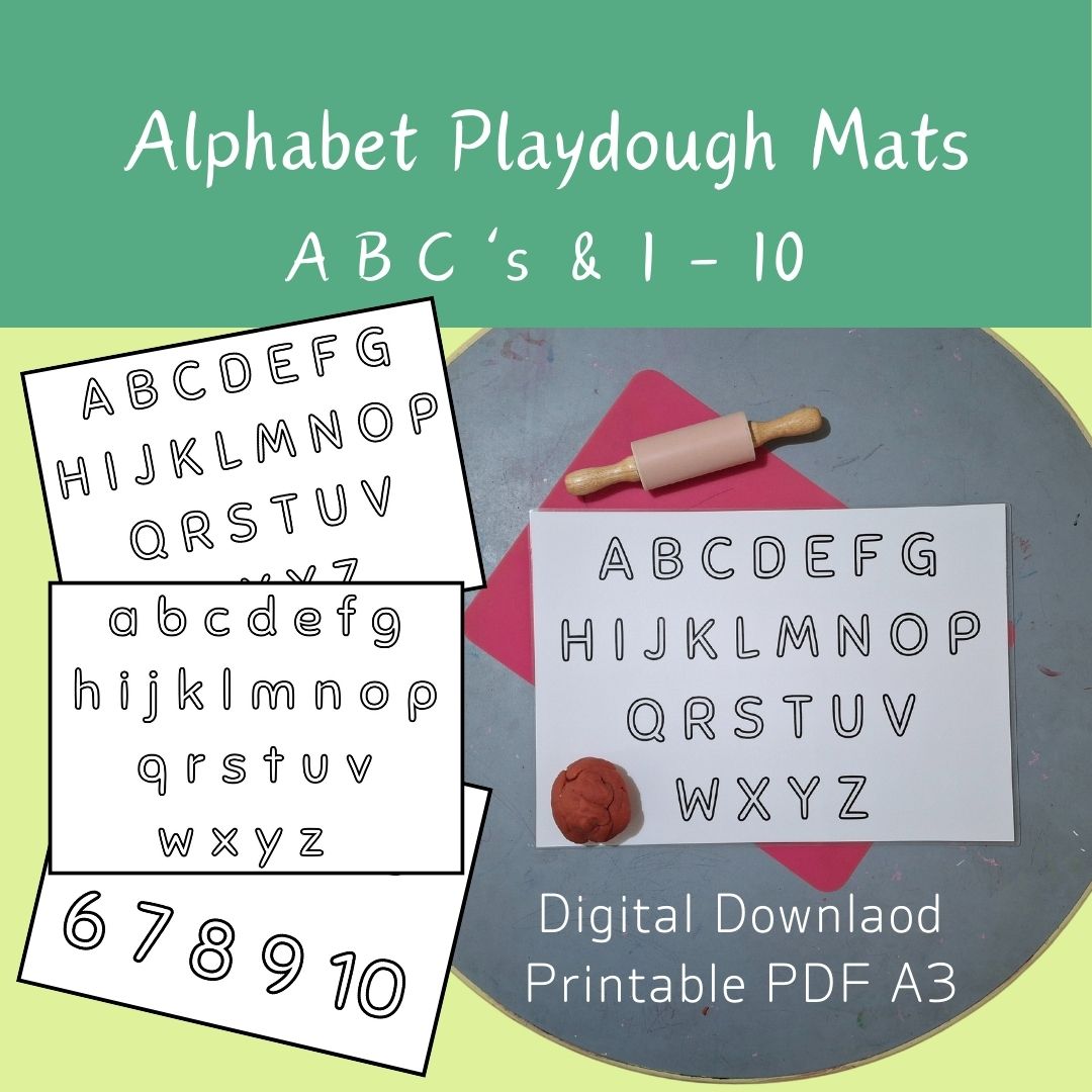 Kelly Francis : Registered Dietitian | Alphabet Playdough MatAlphabet ...